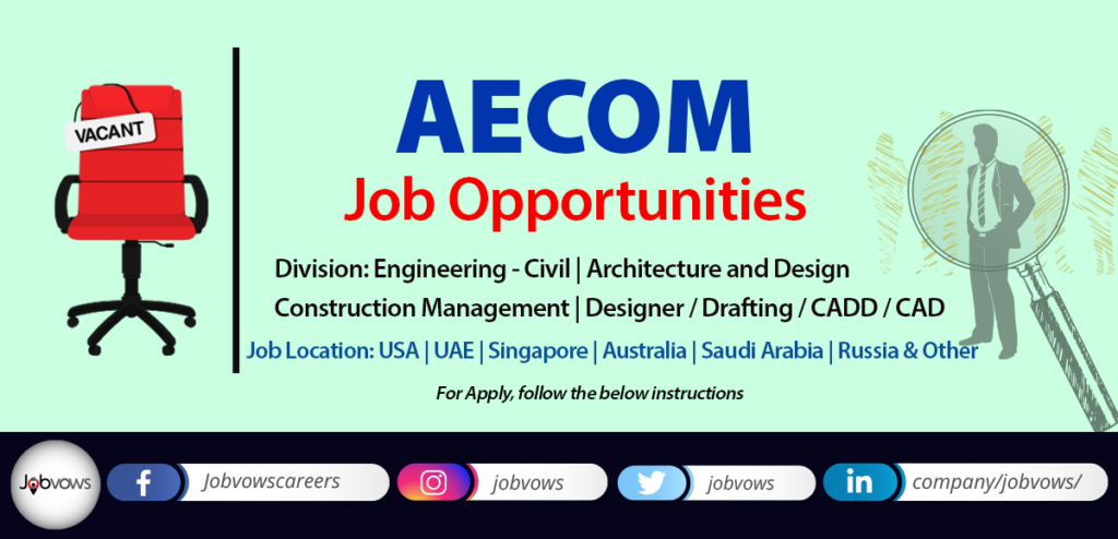 AECOM Jobs Vacancies in 2020 | AECOM Jobs Careers | Jobvows AECOM Jobs Vacancies in 2020 | AECOM Jobs Careers | Jobvows